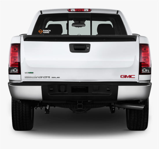 Ranch Hand - 8 inch Horizontal Vehicle Decal (orange and white) – Ranch ...